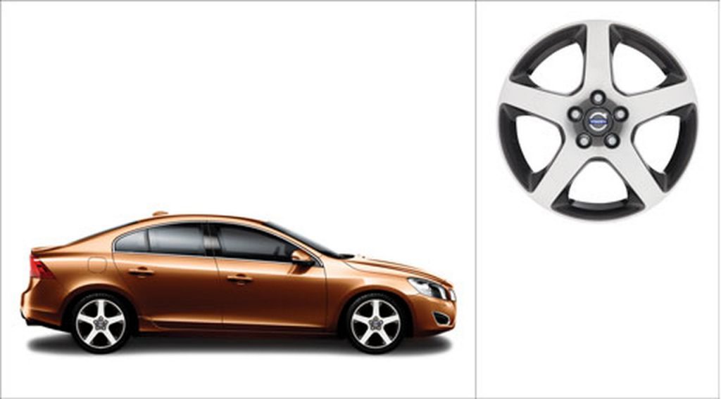 Volvo OEM 17" x 7" Aluminum Alloy Wheel CANICULA Rim 30756596 - Genuine ...